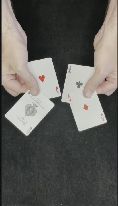 Magic Card Trick Tutorial - Color Changing Aces Digital Download – The Best Magic Shop Magic ...